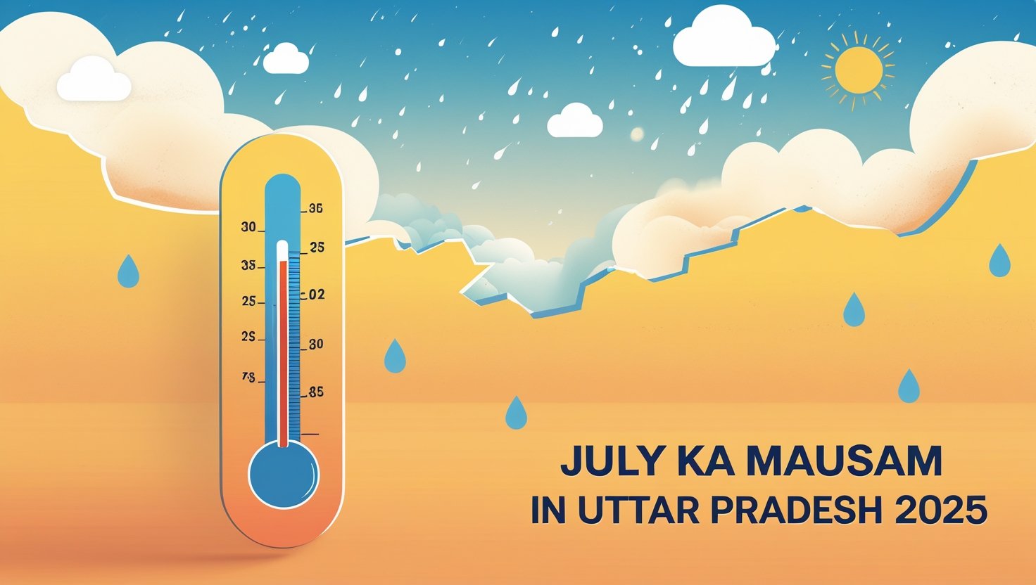 July ka Mausam in Uttar Pradesh 2025: Daily Weather Forecast