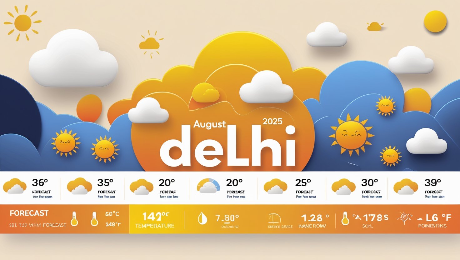 August Ka Mausam Delhi 2025 | August Weather Forecast Delhi